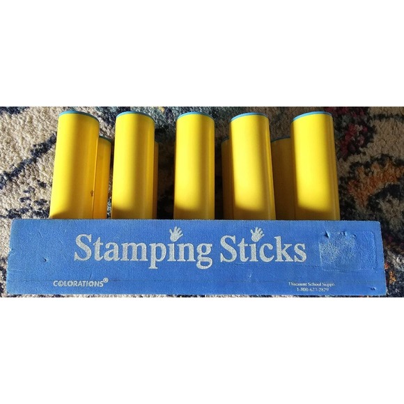 Colorations | Art | Colorations Good Grip Stamping Sticks Pack Of ...
